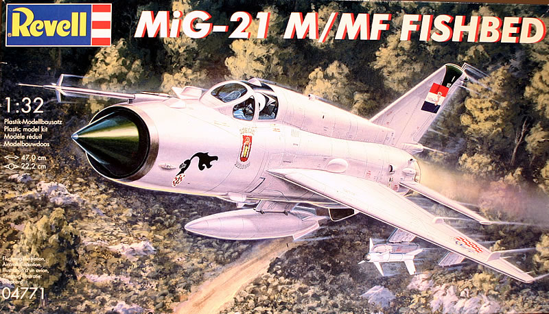 A RED STAR IS BORN: KIT - REVELL-MONOGRAM - 1/32 MIG-21 M/MF
