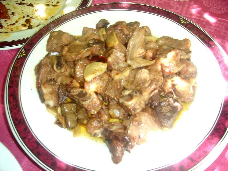 COMIDA ANDALUZA: CHOTO AL AJILLO (GRANADA)