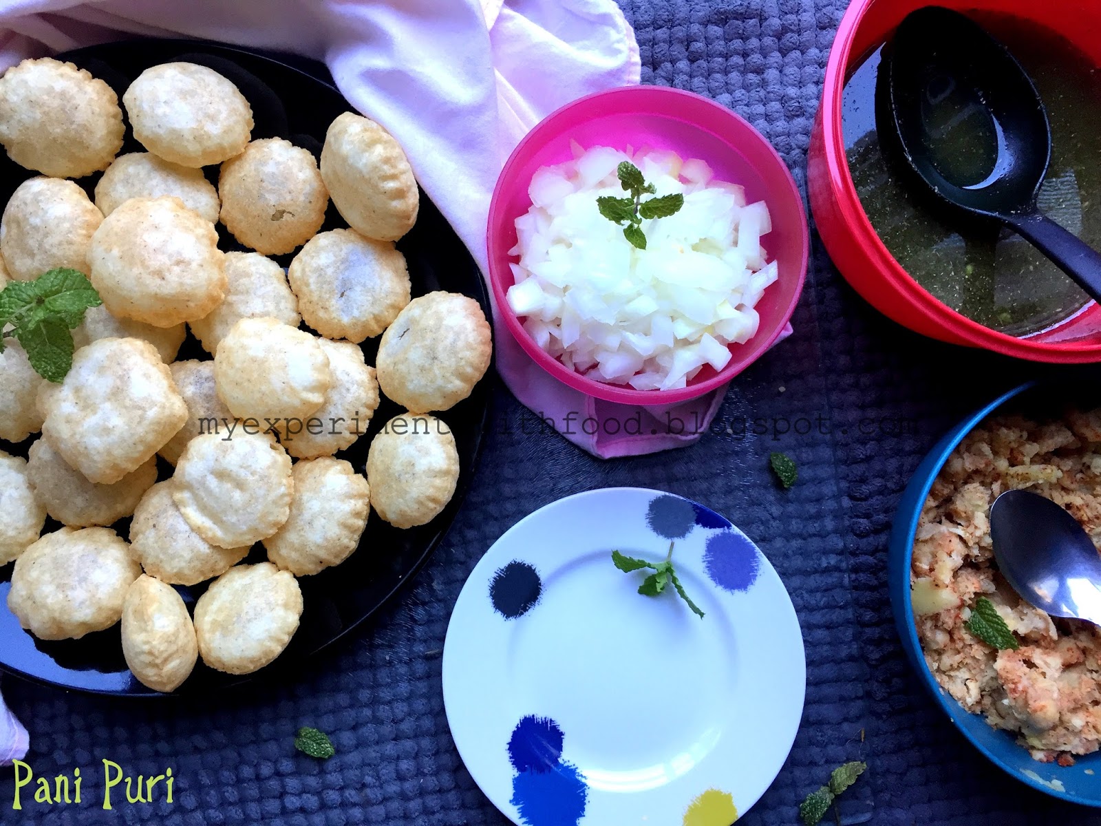 My Experiments With Food: Pani Puri with Homemade Puris