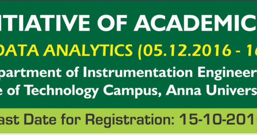 Process Data Analytics - GIAN course - MIT Campus, Anna University ...