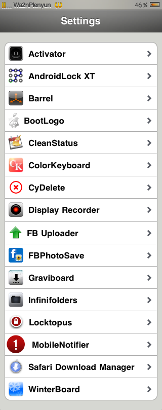 Wa2n emang Plenyun..: My iPhone 3Gs UI Layout