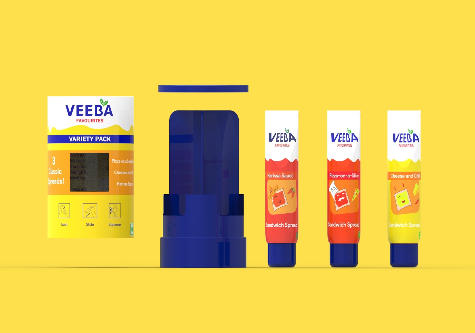 Veeba Twister Tubes – Packaging Of The World