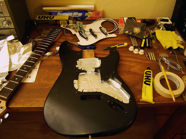 Joe Giampaoli: Shielding a Strat Guitar to Eliminate Hum and EMI Noise