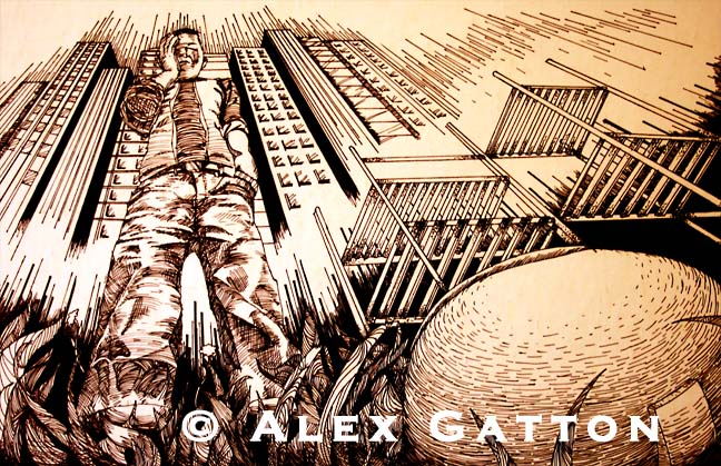 Alex Gatton Illustrations: An extreme perspective