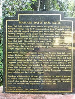 THE LEGENDARY WARRIOR OF NANING: DOL SAID: DOL SAID's FULL BIODATA