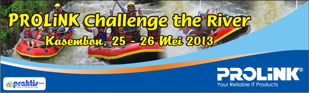 Nyonya Hijau: Desain Spanduk Rafting Kasembon