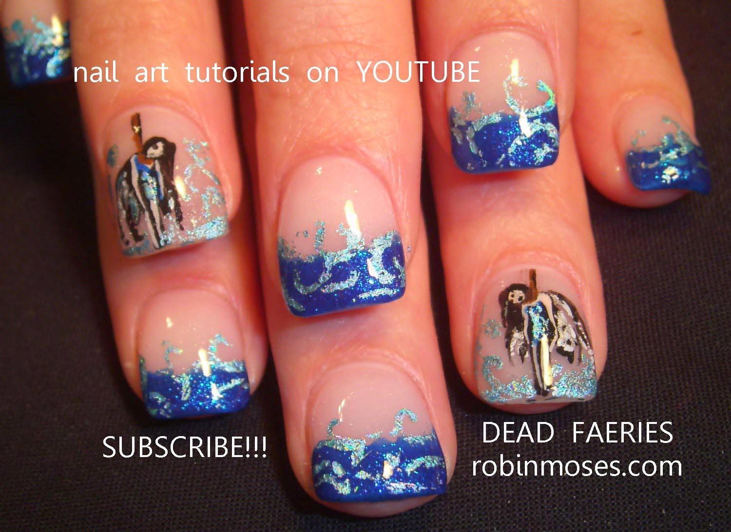 Nail Art by Robin Moses: "halloween nails" "scary nail art" "scary ...