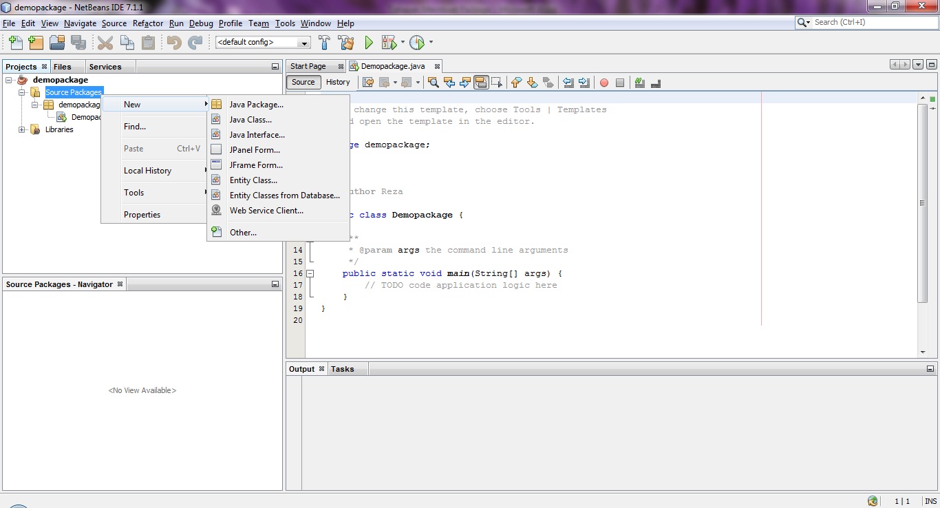 Cara Membuat Package Menggunakan Netbeans | A r t i k e l S e r b a g u n a