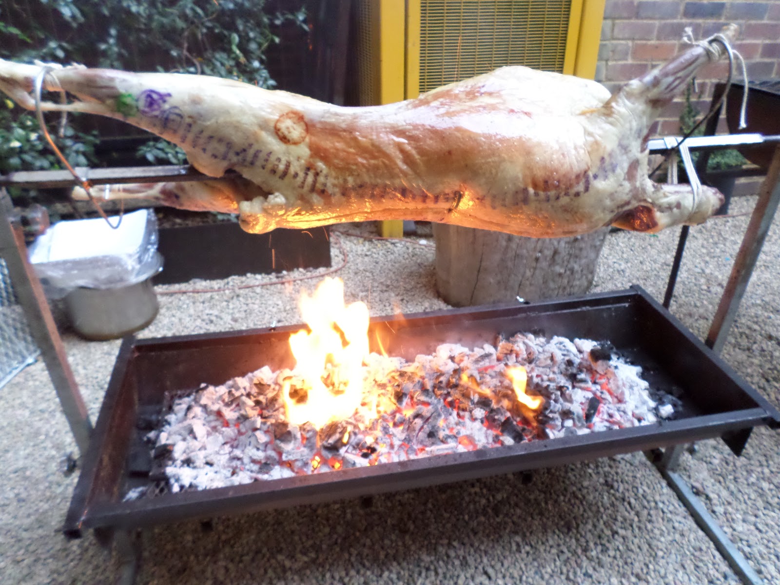 Braai Winkel: Lamb Spit Braai for 60 People