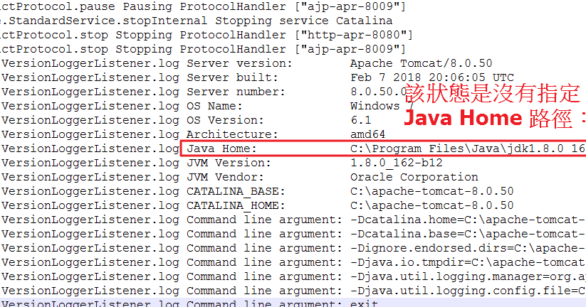 人生七劃: 【Windows Tomcat 8 up】startup.bat 一閃 無執行 JAVA_HOME, JRE_HOME, CATALINA_HOME,