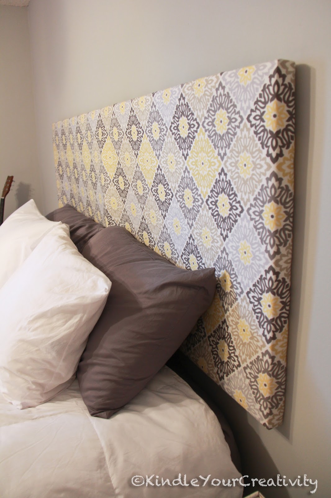 Kindle Your Creativity: Master Bedroom Redo - DIY Fabric Headboard