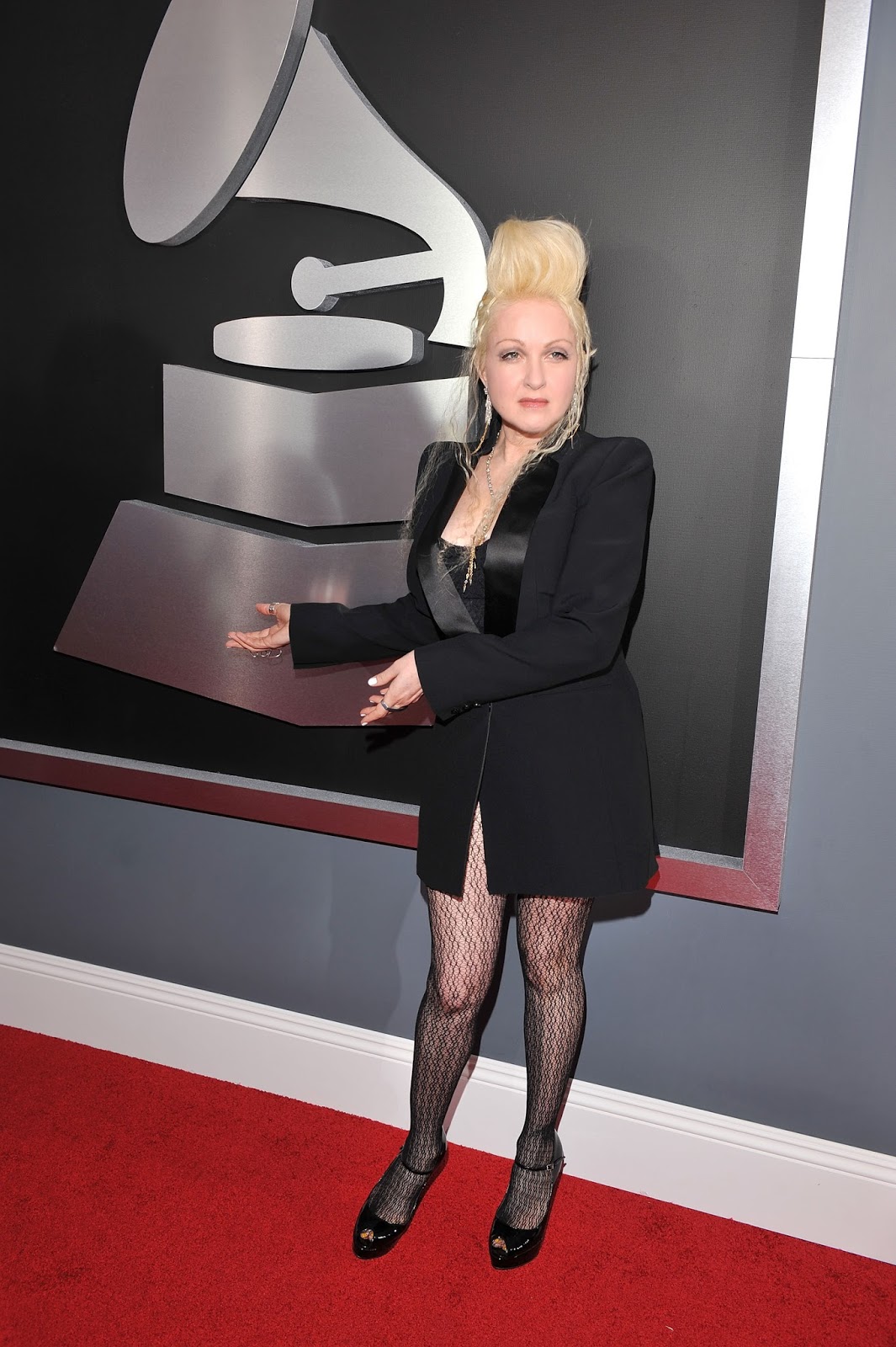 Cyndi Lauper Cute HD Images at 51st Annual GRAMMY Awards