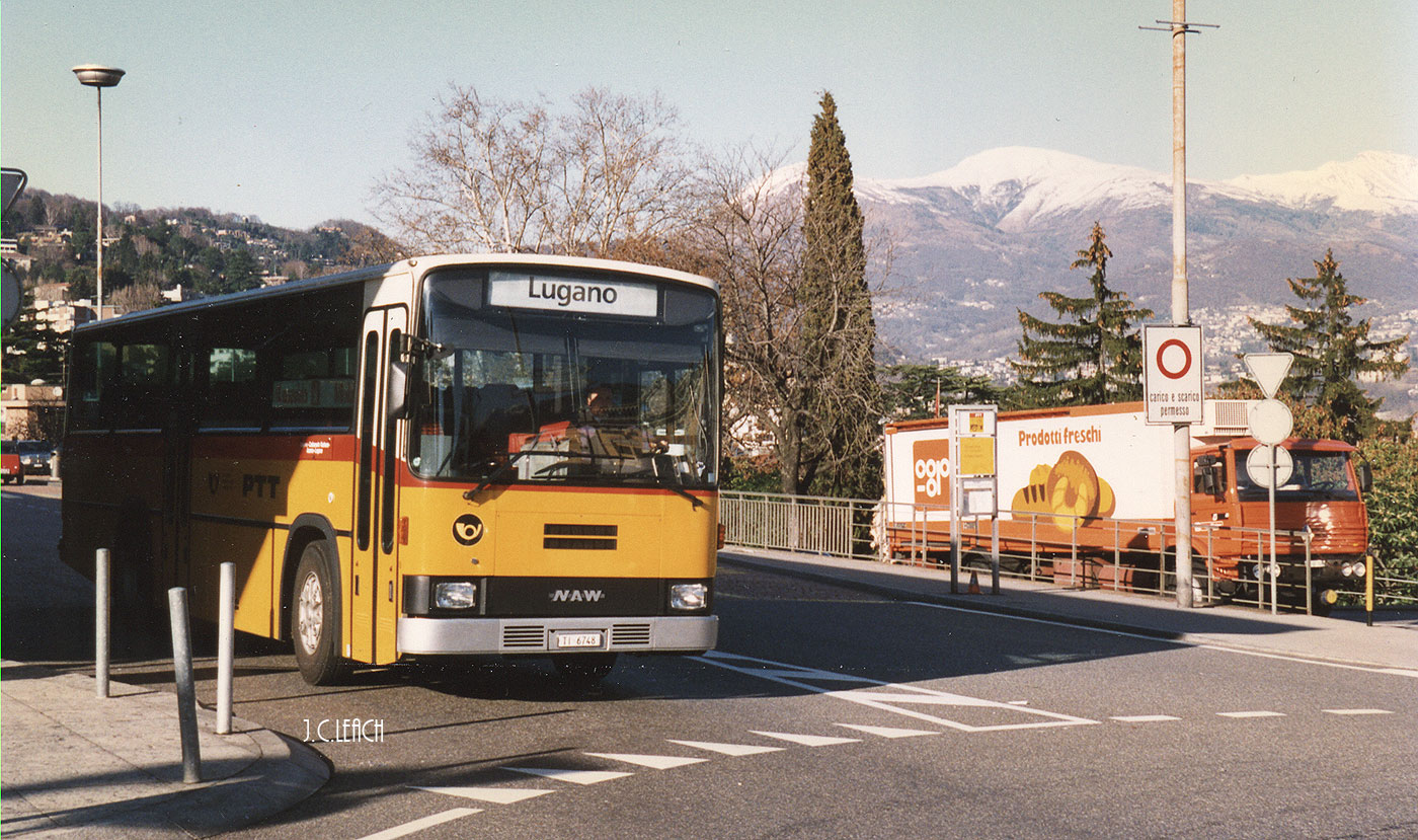 Busworld Photography: NAW Swiss Post Bus in Lugano