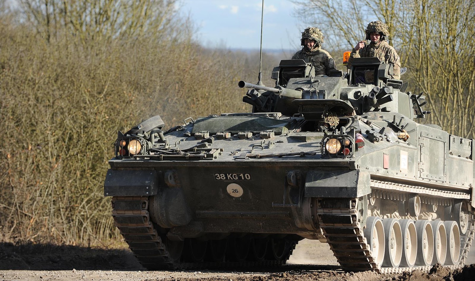 SNAFU!: British Army Armor on the move during Exercise Tractable.