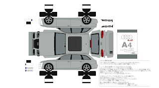 SP. Papel Modelismo: PaperCraft Audi A4