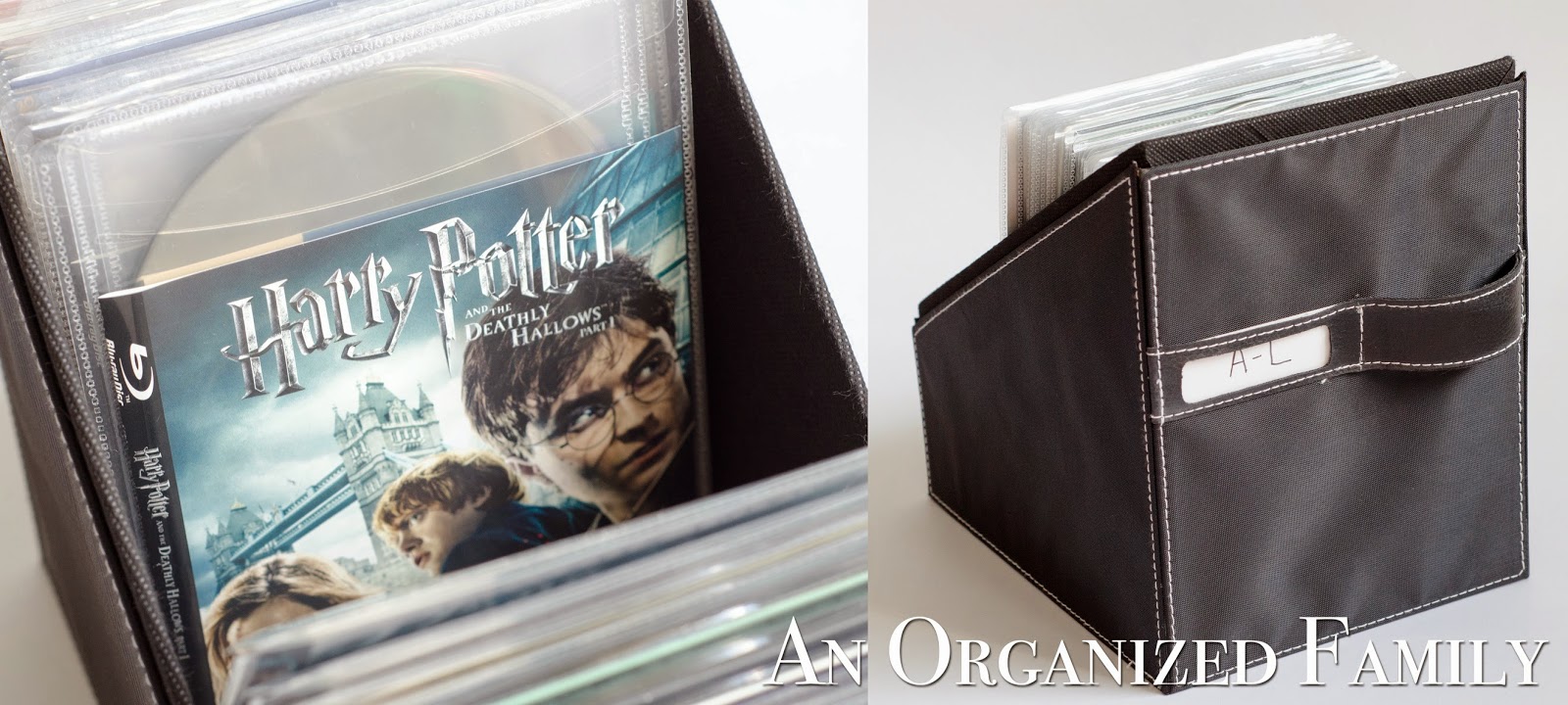 An Organized Family: Organizing Your DVD Collection