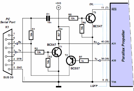 Programming The Propeller IC Circuit Diagram