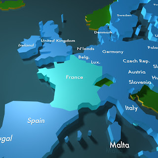 Olly Tyler - digital arts and visual effects: 3d Map of Europe