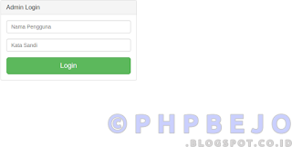 PHPBEJO: Cara Membuat Halaman Login Website dengan PHP dan MySQL ...