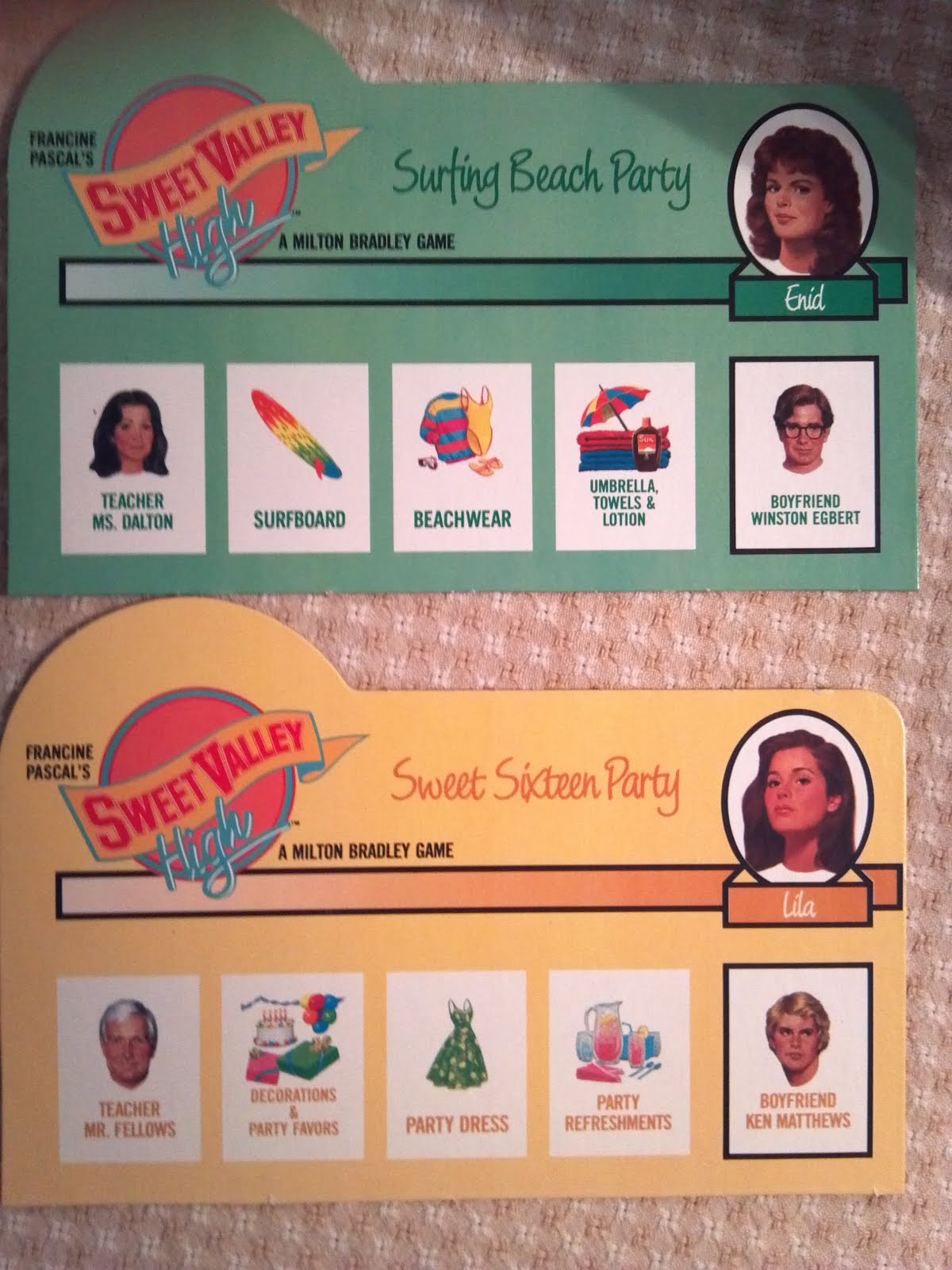 Sweet Valley High Board Game