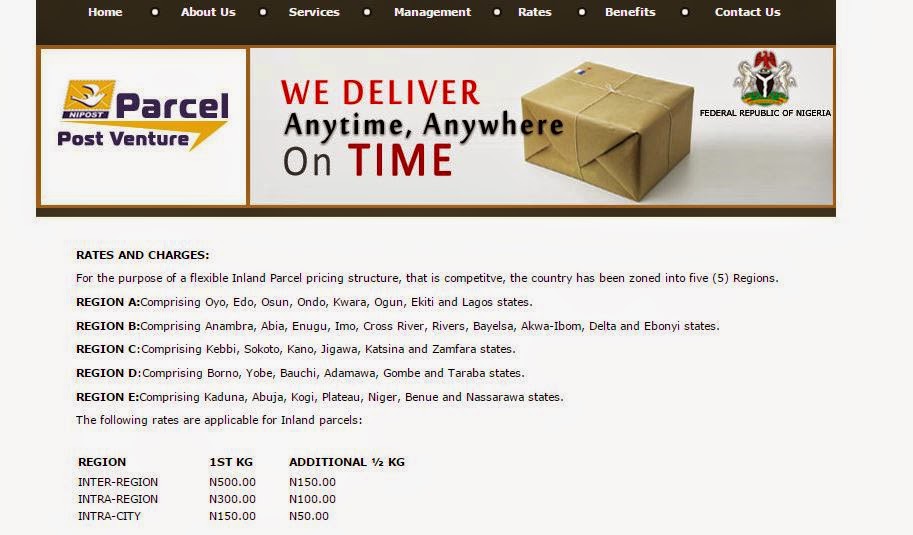 Shipping costs (prices) in Nigeria - EMS, NIPOST, Speedpost, DHL ...