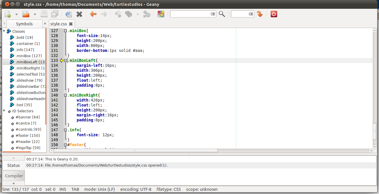 Ubuntu Daily Geany Text Editor