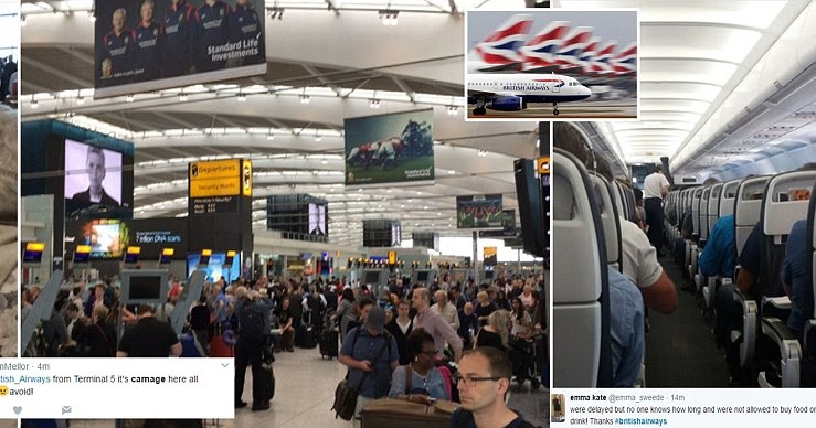 British Airways computer systems crash across the WORLD sparking chaos ...