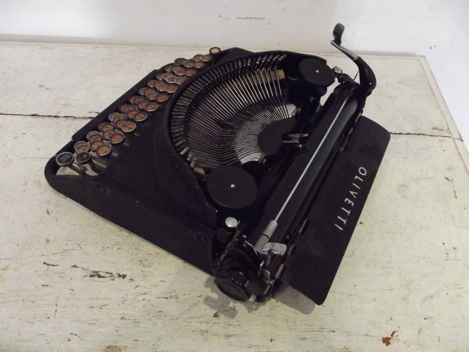 rare machine a écrire VINTAGE OLIVETTI ICO MP1 1934 TYPEWRITER ORIGINAL ...