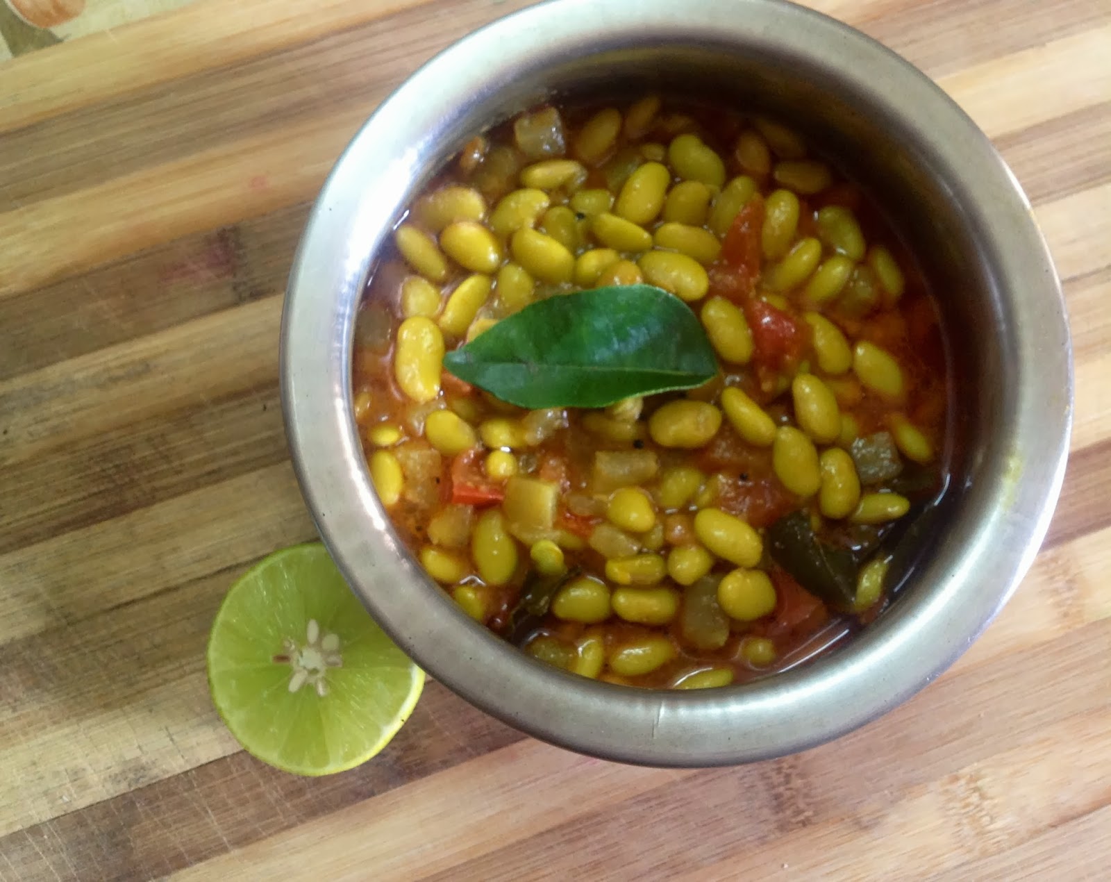 Second Helping: Lilva Papaya nu Shaak (Indian beans and Papaya ...