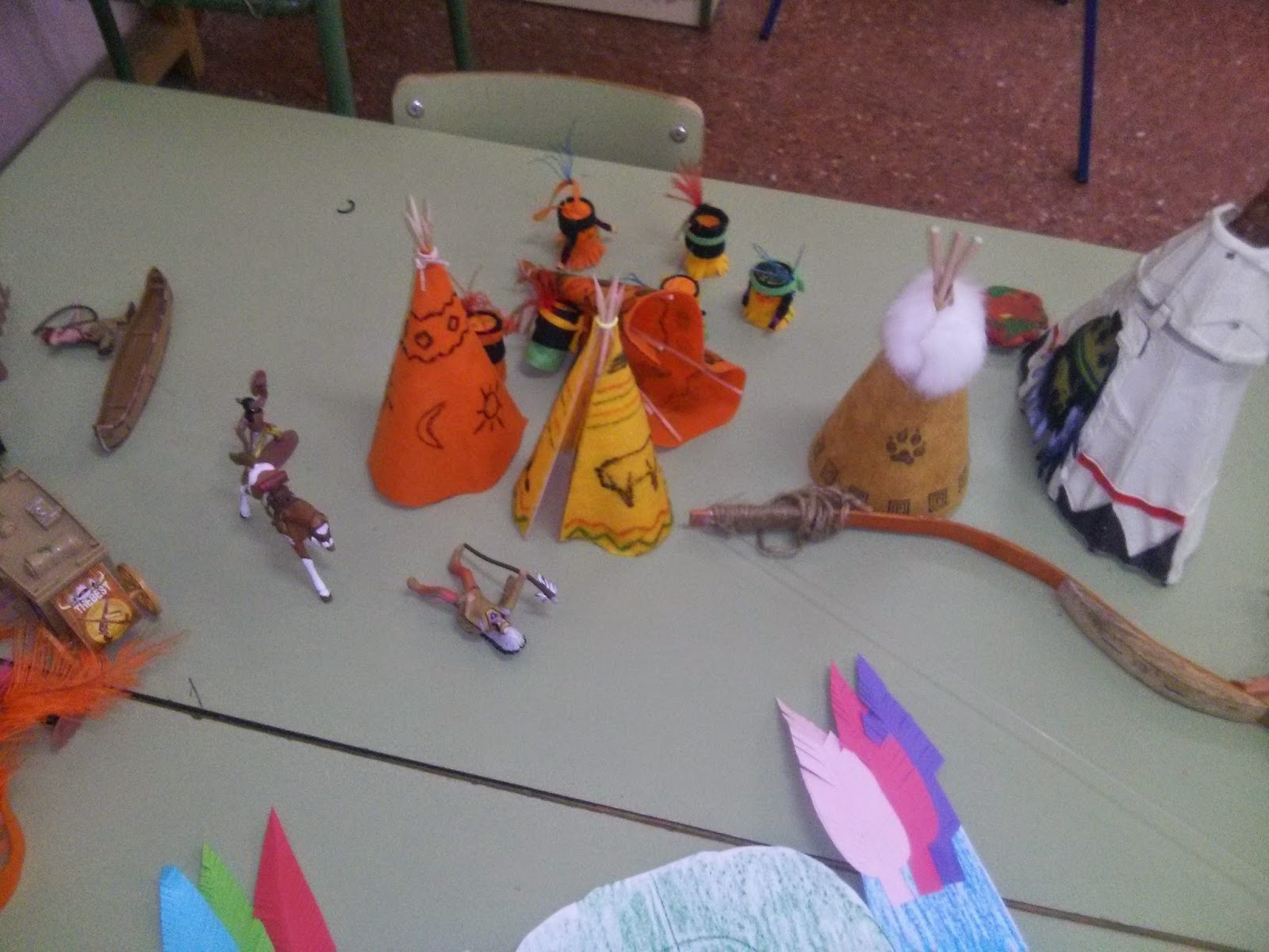 CEIP "Ntra. Sra. de Guaditoca": PROYECTO LOS INDIOS, INFANTIL 4 AÑOS