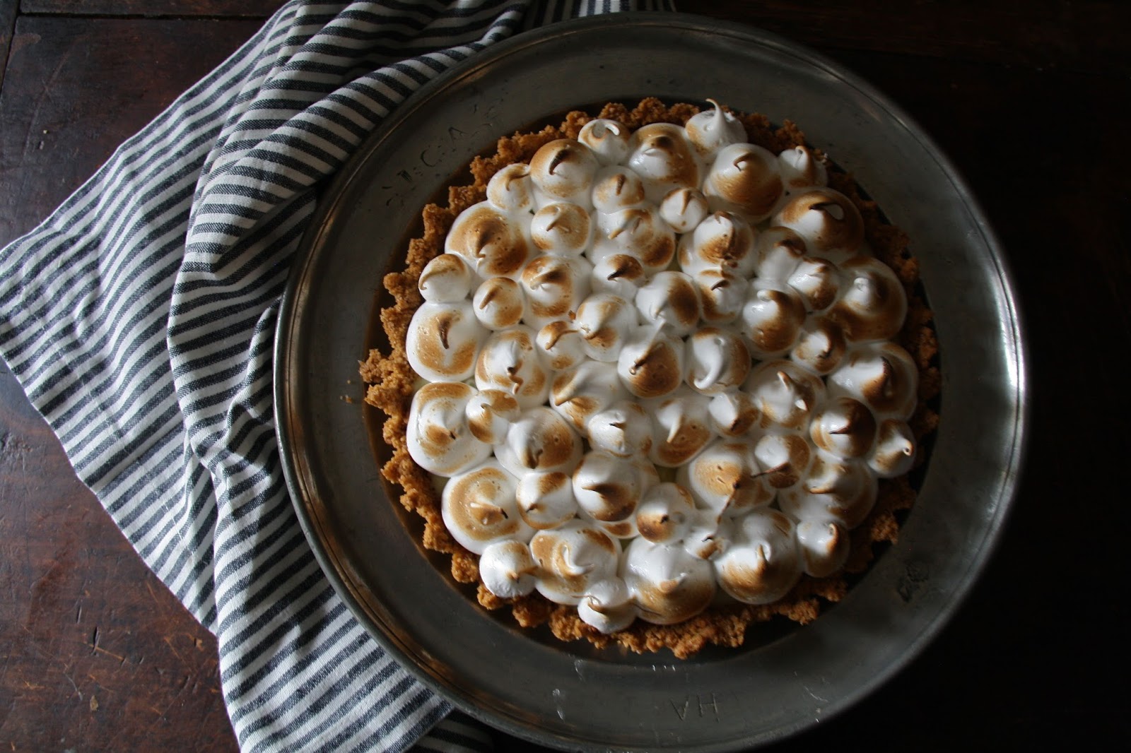 salted sugared spiced™: Graham Cracker Custard Pie