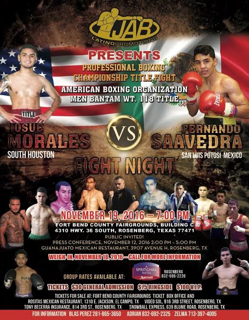 The Boxing Truth®: New Promotion Company Brings Boxing To Houston Area