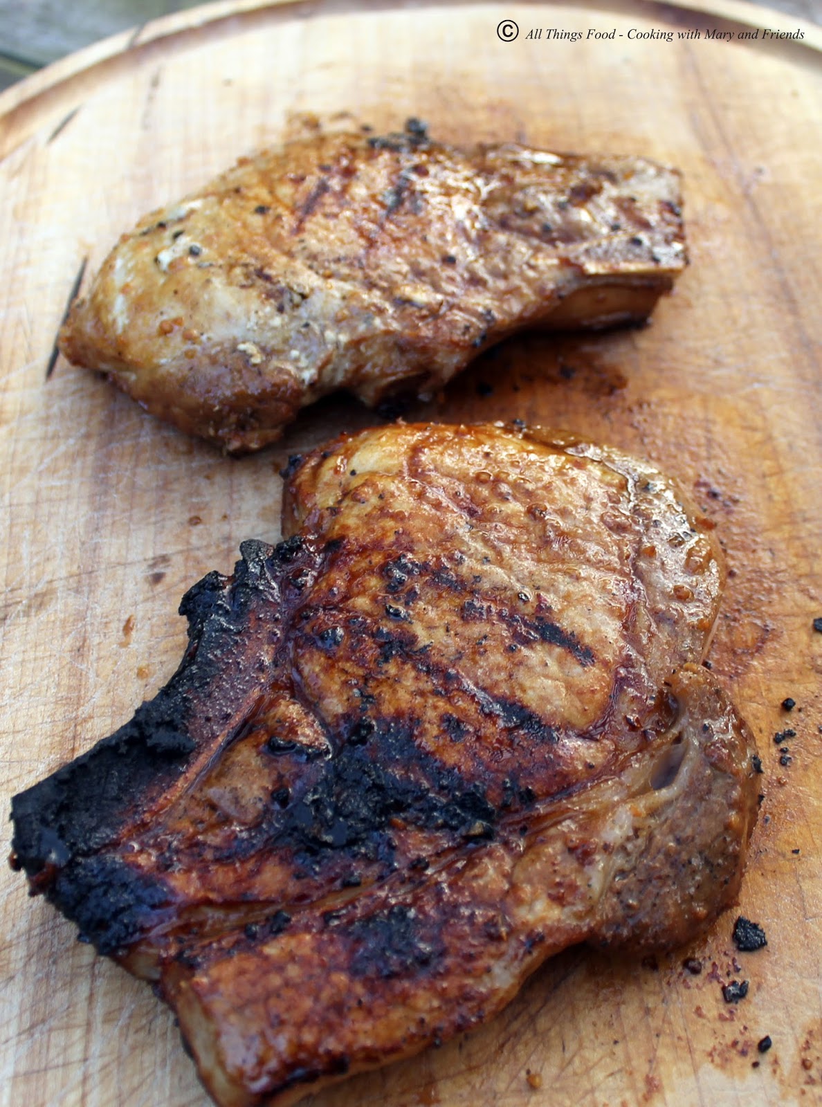 Cooking With Mary and Friends: Marinated Grilled Pork Chops