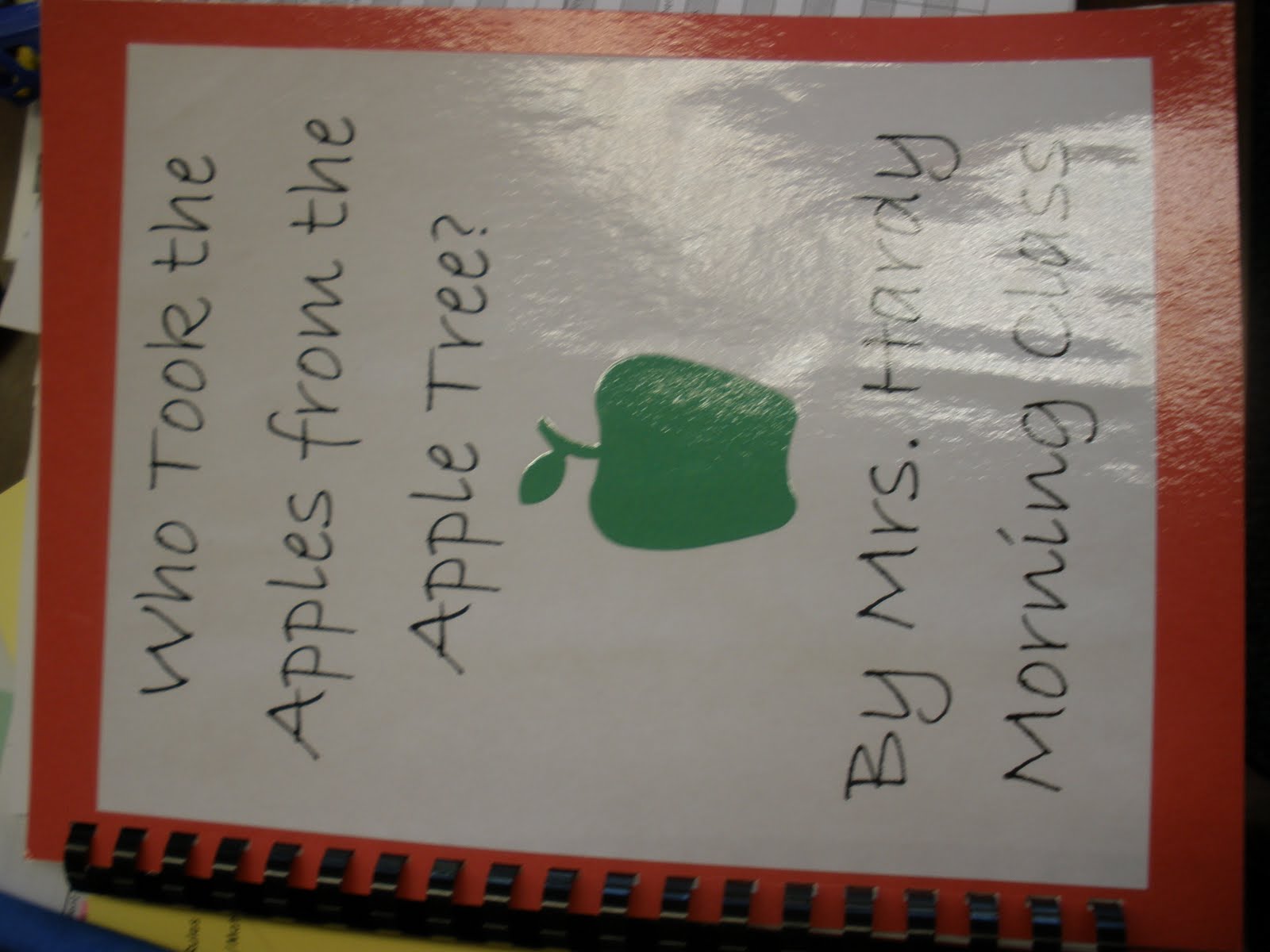 The Art of Teaching: A Kindergarten Blog: Who Took The Apples From the ...