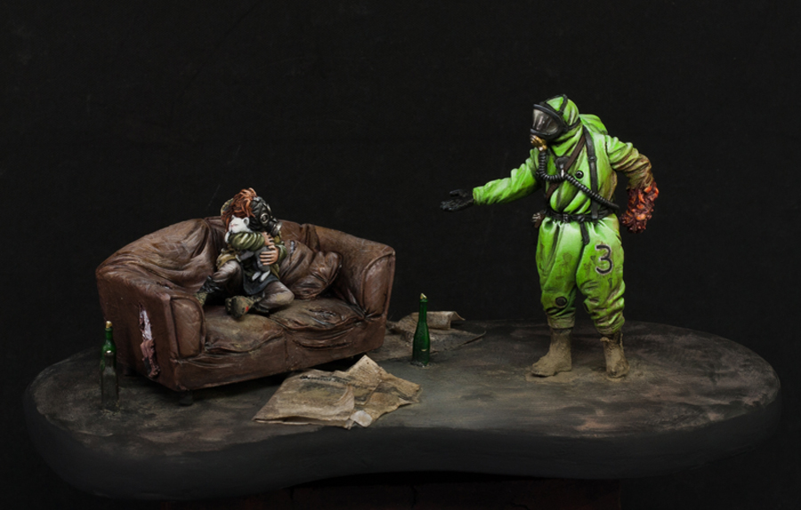 MASSIVE VOODOO: MU 35 - Kellerkind Miniaturen - Zombie Diorama