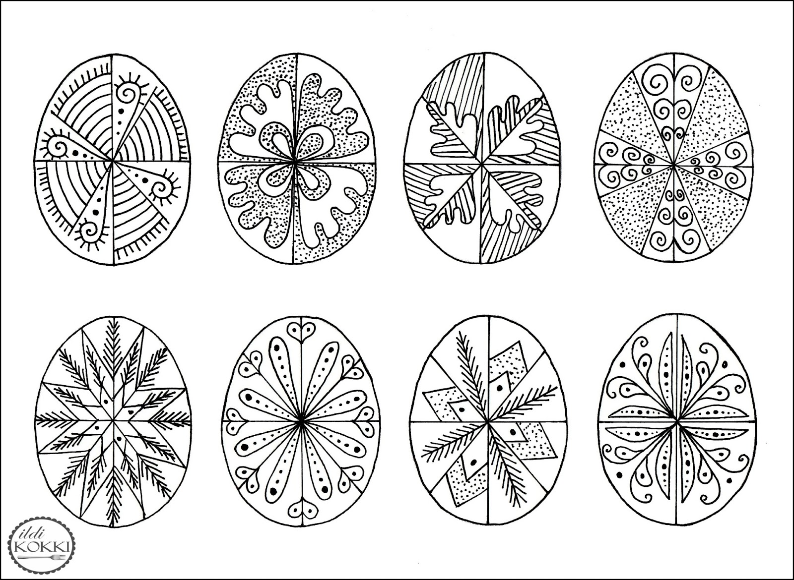 ildi KOKKI : Húsvéti ötletek: Hagyományos magyar tojásírás