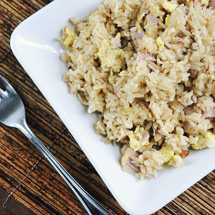 Simply Gourmet: Fried Rice with Egg, Onion and Ham