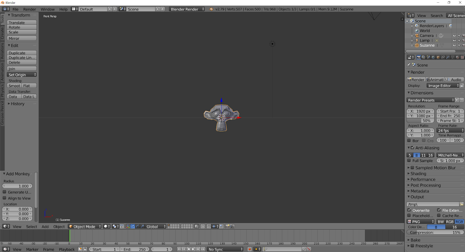 [Blender] 3D viewport 사용법 ~ 메이드올