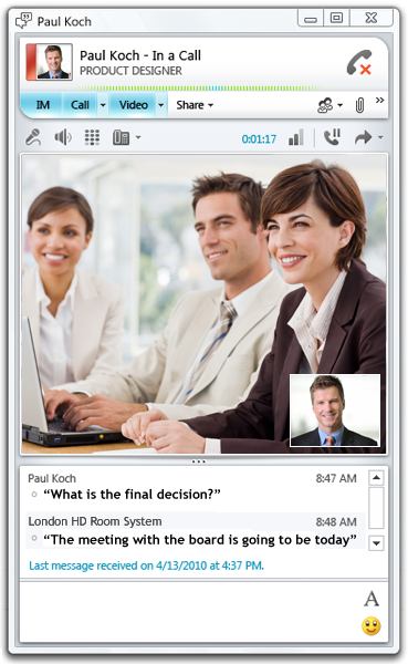 CrossTalk: Microsoft Lync Video Conferencing Solution Explored