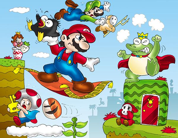 funny absurd: funny Super Mario Artwork