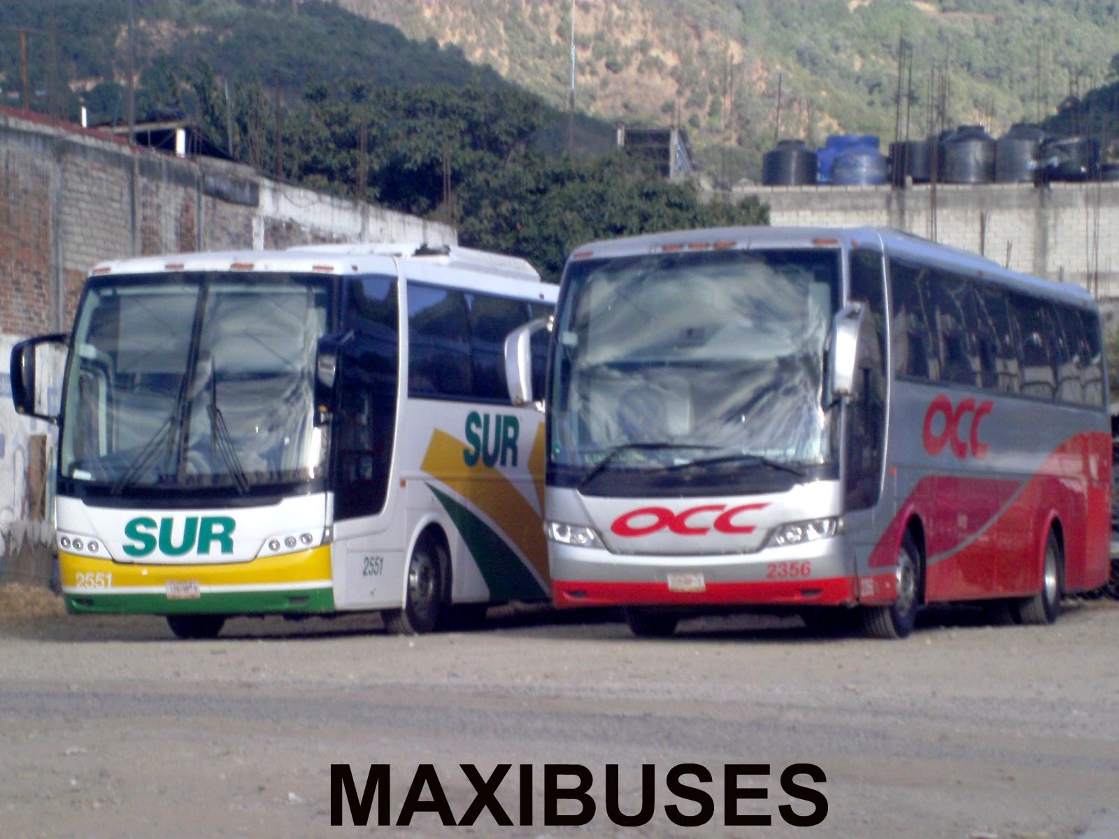 MAXIBUSES: OMNIBUS CRISTOBAL COLÓN Y AUTOBUSES DEL SUR