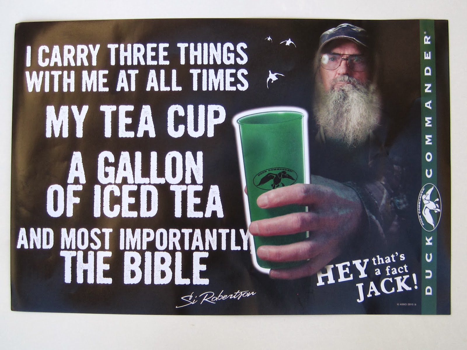 Tea With Friends: The wisdom of Uncle Si — that's a fact, Jack!