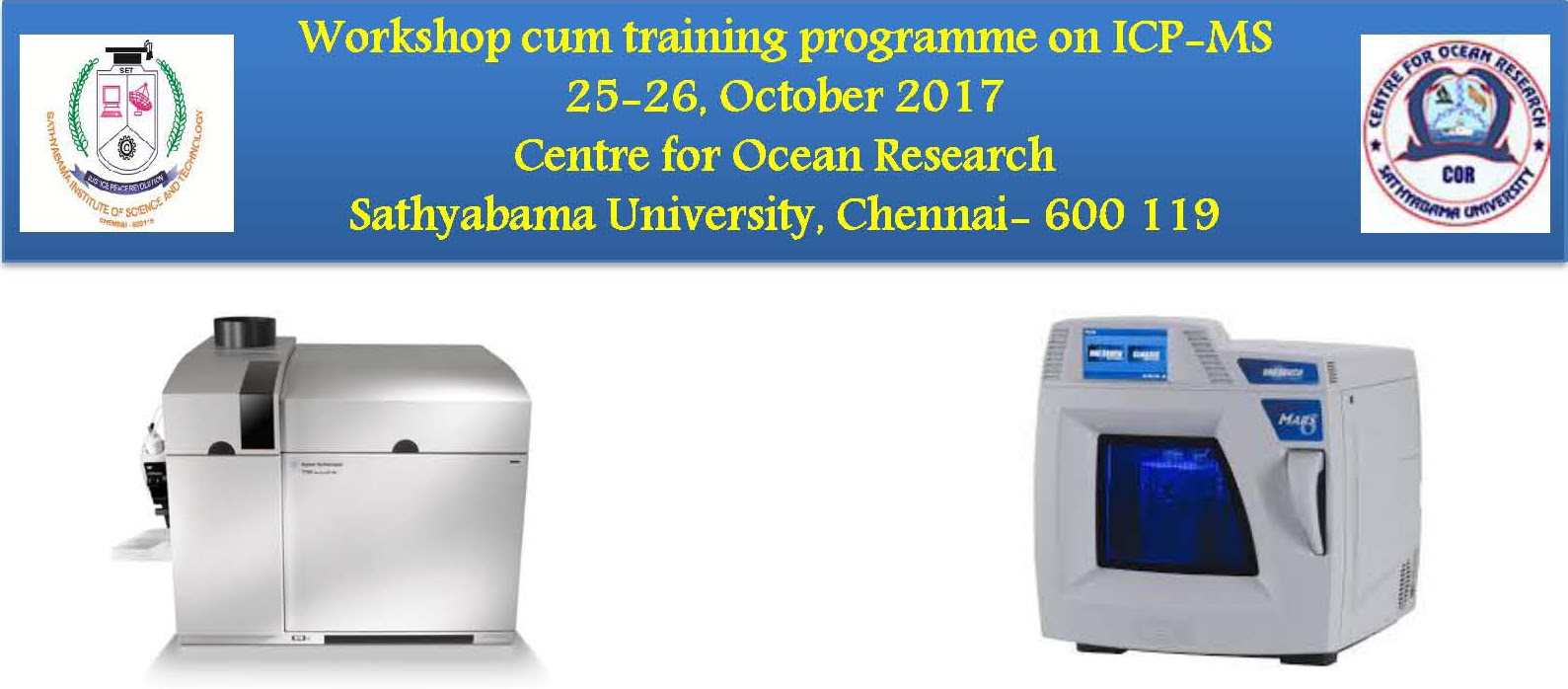 Workshop cum Training Program on ICP-MS | 25-26 October 2017