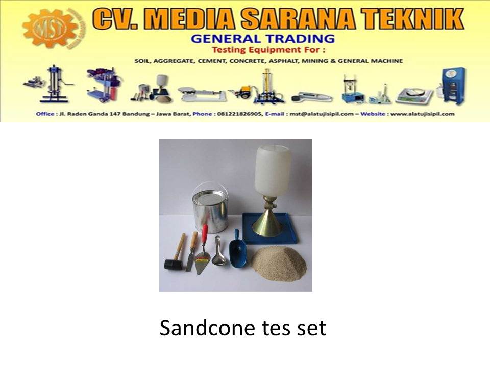 SAND CONE : sand cone tes set 081221826905