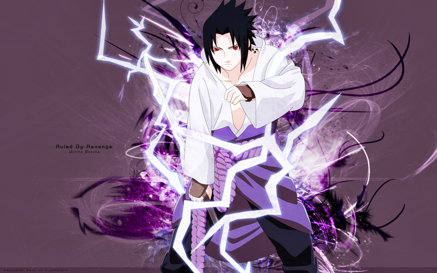 cool anime character: Sasuke Uchiha
