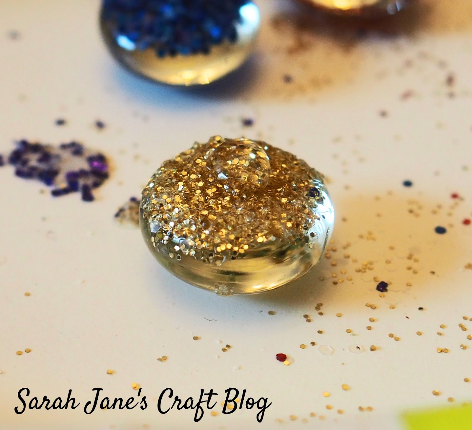 Crafting Revisit: Glitter Magnets