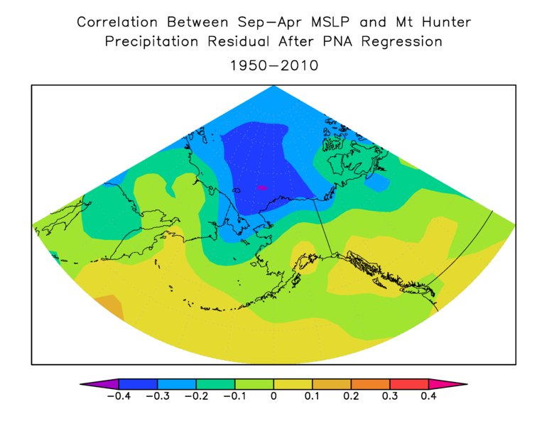 Deep Cold: Alaska Weather & Climate: Alaska Range Snowfall