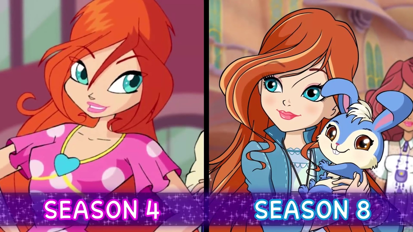 Winx Club fairies evolution from Season 1 to 8 🌟 - Winx Club All