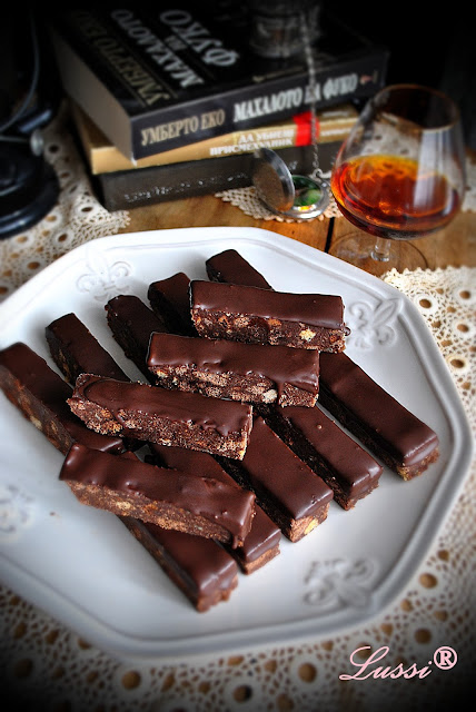 Lussi`s World of Artcraft: Шоколадови клавиши с ром / Chocolate Rum Bars