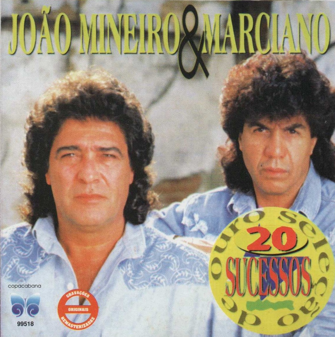 Blog Acervo Musical: JOÃO MINEIRO & MARCIANO - SELEÇÃO DE OURO: 20 SUCESSOS
